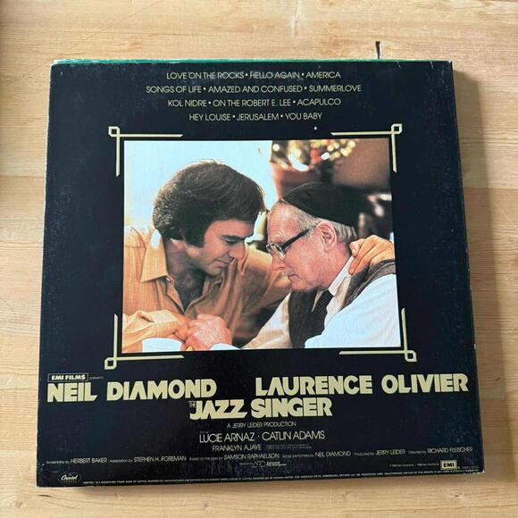 Media | Neil Diamond The Jazz Singer Vinyl Record Vg P4 | Poshmark